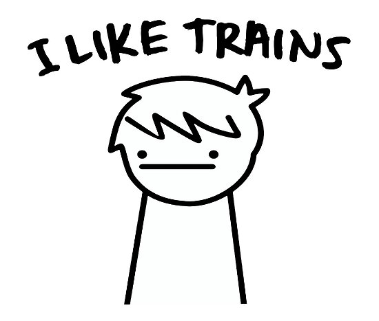 "I like Trains" Posters by VelveetaShamroc | Redbubble