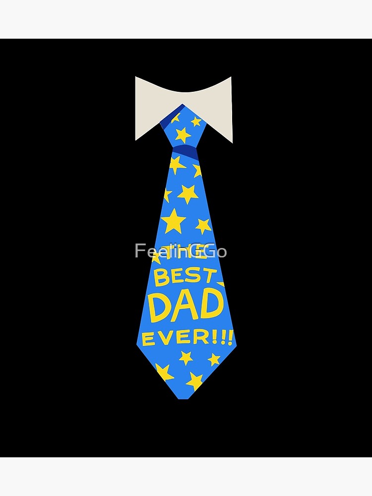 Póster «LA MEJOR PAPÁ Corbata Divertida camiseta sorpresa de cumpleaños ...