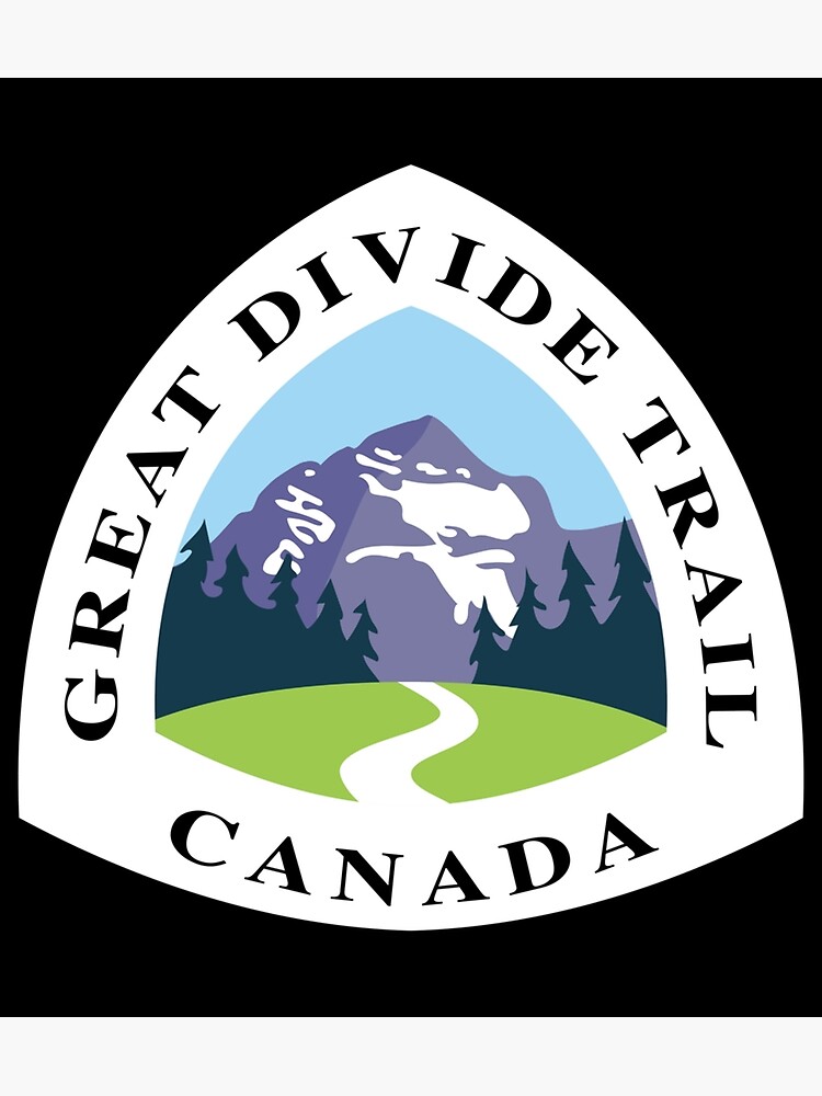 "Great Divide Trail Marker Sticker" Poster for Sale by gloria1os ...