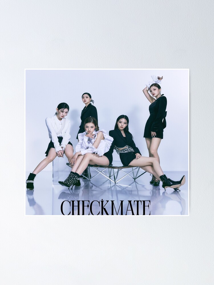 "Checkmate ITZY (Concept 1)" Poster for Sale by ale040504 | Redbubble