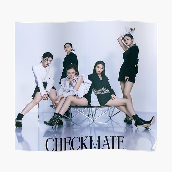 "Checkmate ITZY (Concept 1)" Poster for Sale by ale040504 | Redbubble