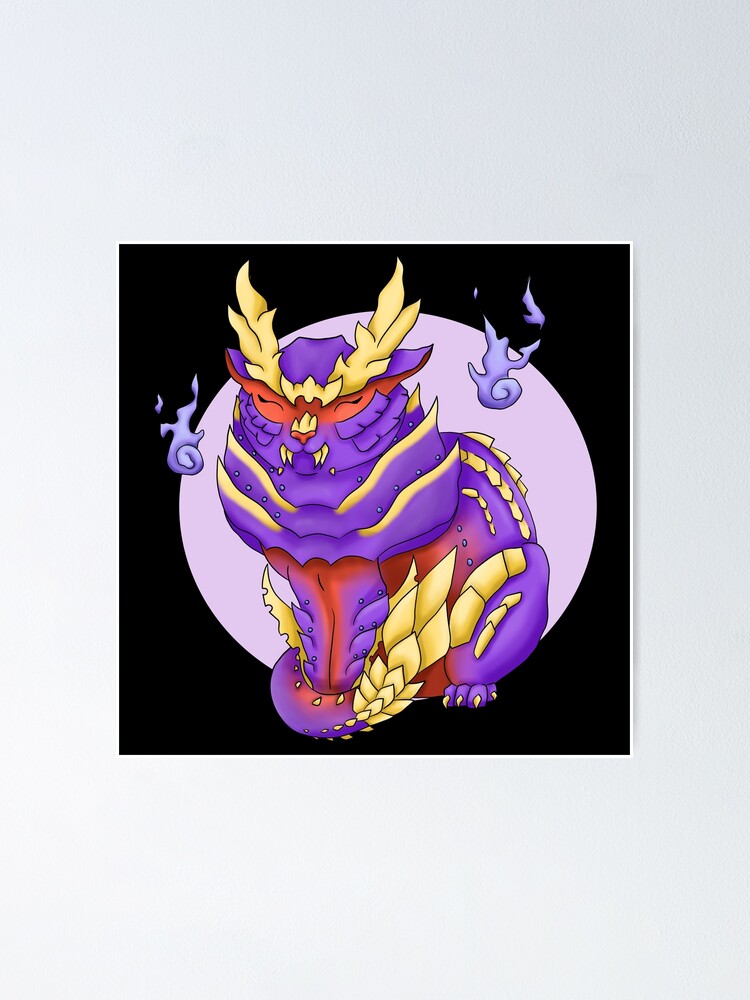 "Magnamalo chibi" Poster for Sale by MissAxelle | Redbubble