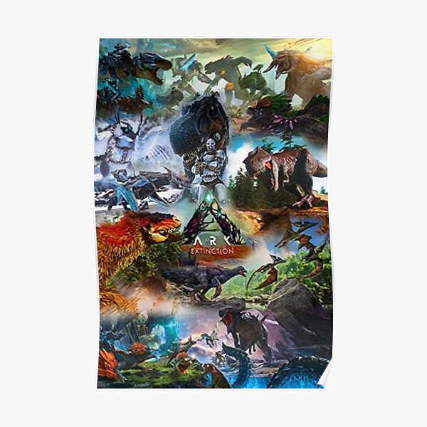 "ARK Survival Evolved Extinction" Poster for Sale by kanganenabil ...