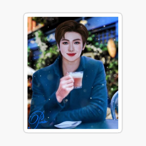 "RM BTS" Sticker for Sale by Pardis-arts | Redbubble