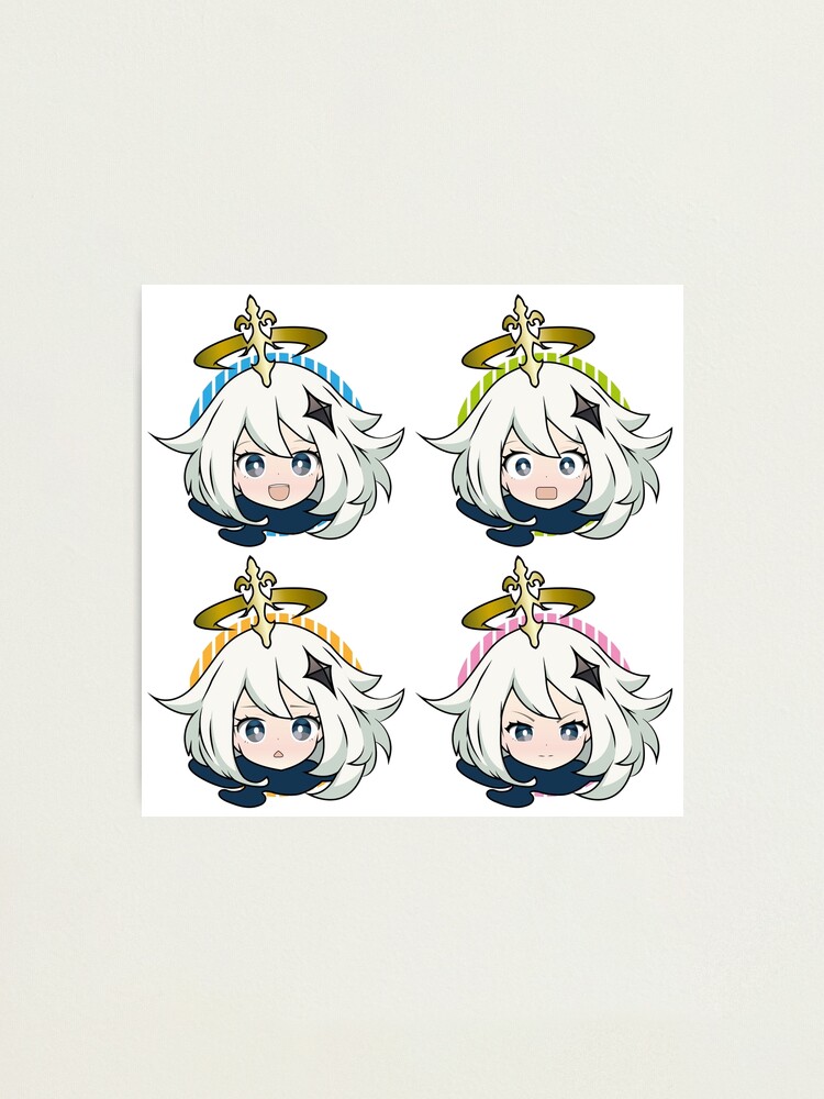 Lámina fotográfica «Caras de Paimon por el videojuego Genshin Impact ...