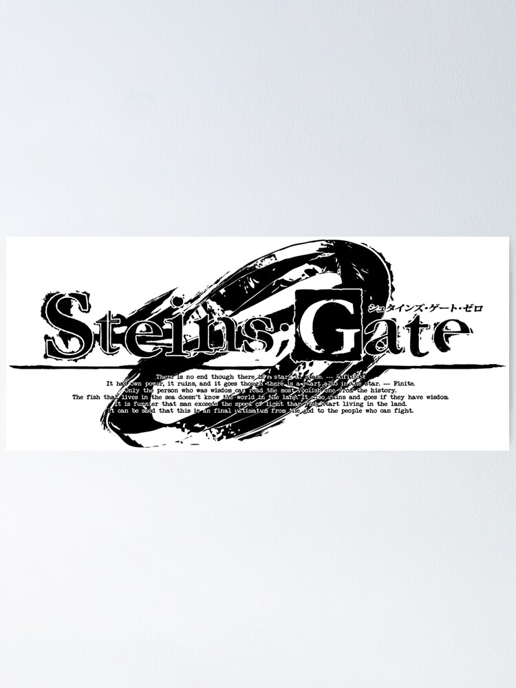 "Steins;Gate Anime" Poster for Sale by Anime-nez | Redbubble