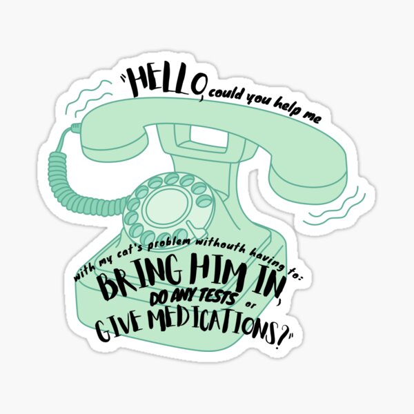 "Hello can you help " Sticker for Sale by Verubi | Redbubble