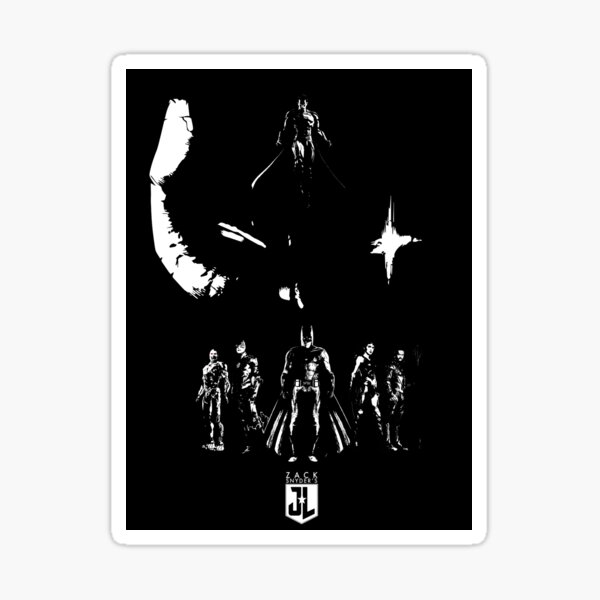 "Snyder's Justice Heroes " Sticker for Sale by Nicka5 | Redbubble