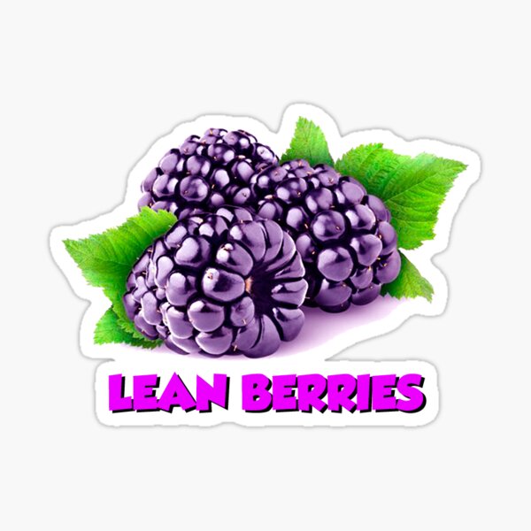 "lean BERRIES! (THEY ARE FULL OF JUICY FRESH LEAN!)" Sticker for Sale ...