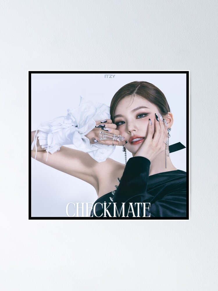 "[CHECKMATE] YEJI" Poster for Sale by ale040504 | Redbubble