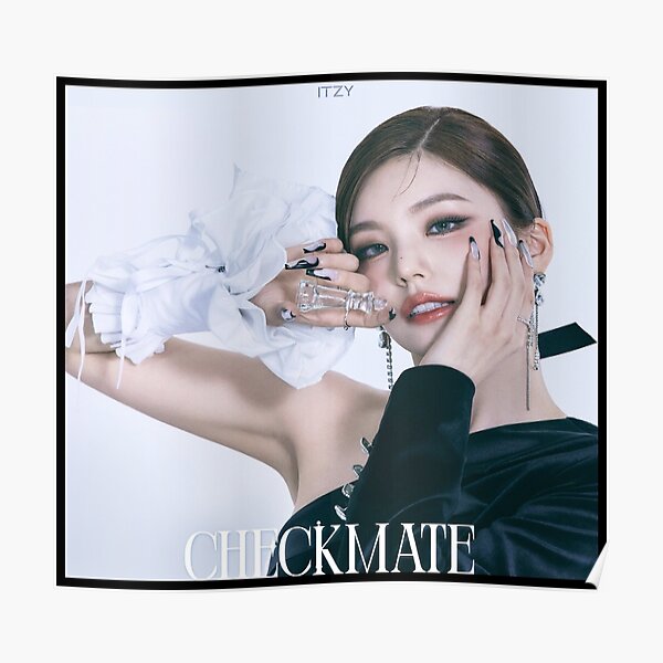 "[CHECKMATE] YEJI" Poster for Sale by ale040504 | Redbubble