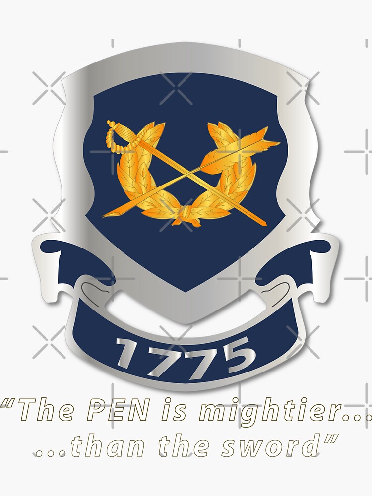 "Army - Jag Corps Crest - Pen is Mighter X 300" Sticker for Sale by ...