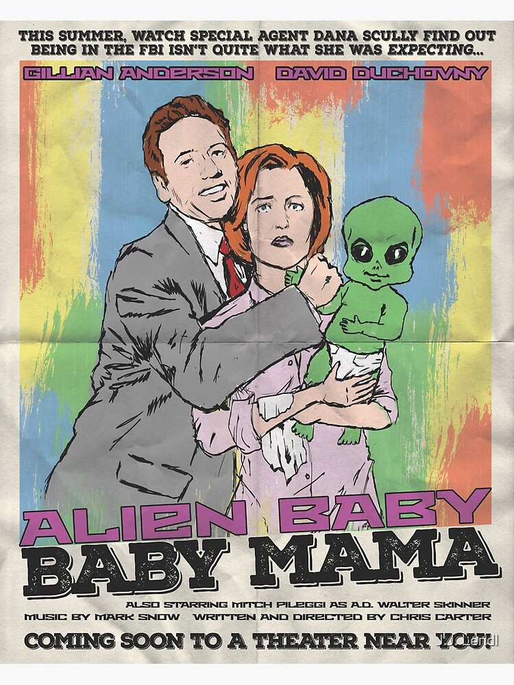 "Alien Baby Baby Mama - Vintage Movie Poster" Poster for Sale by ...