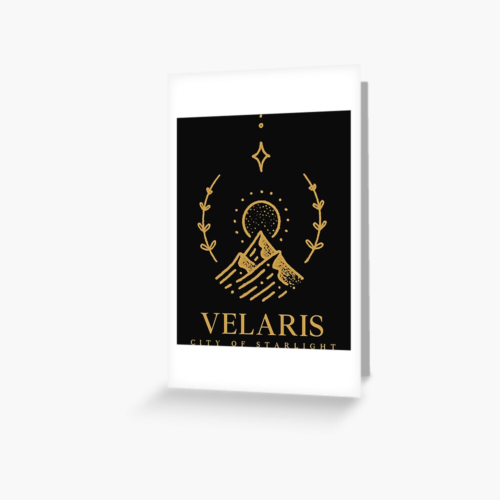 "A court of Thorns and Roses, Velaris Symbol" Greeting Card for Sale by ...