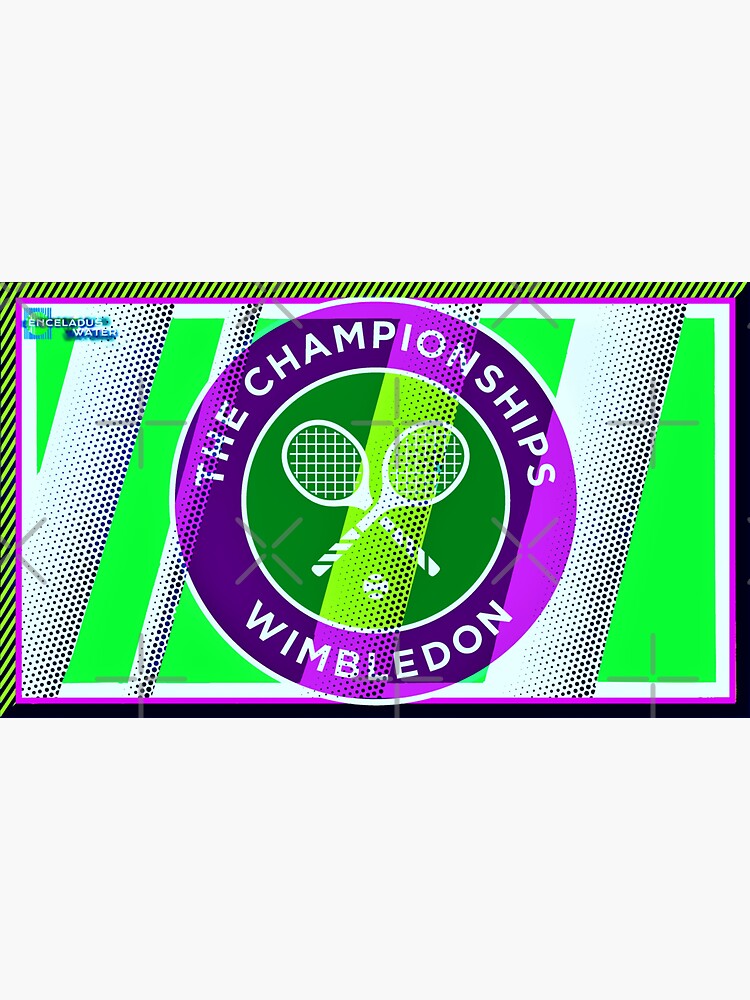 "Pop Art abstract Wimbledon " Sticker for Sale by EnceladusWaters ...