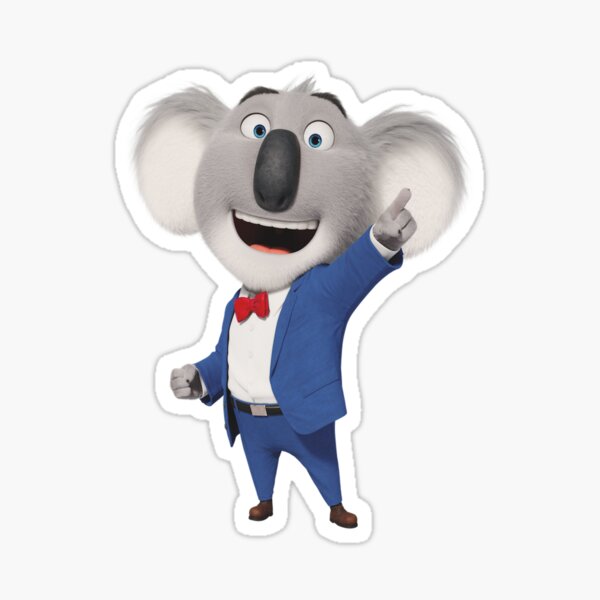 "Buster Sing 2" Sticker for Sale by Wo-Store | Redbubble