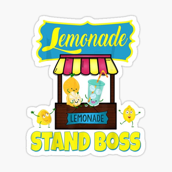Funny Lemonade Crew Lemon Juice Ceo Lemonade Stand Boss Sticker By
