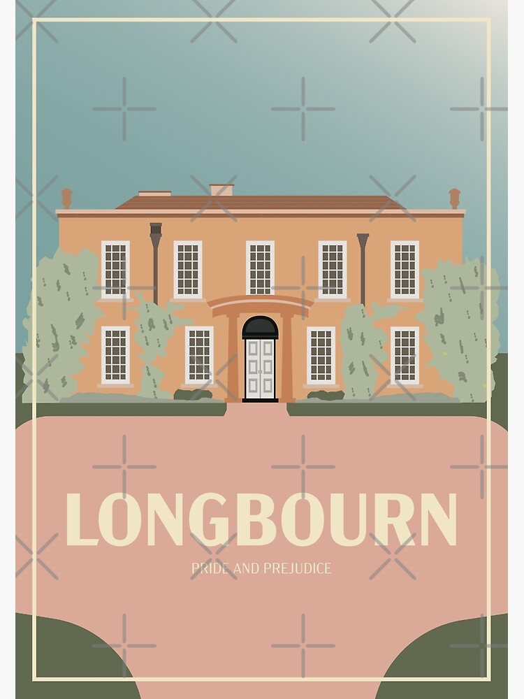 Lámina fotográfica «Art Deco Longbourn de Orgullo y prejuicio ...