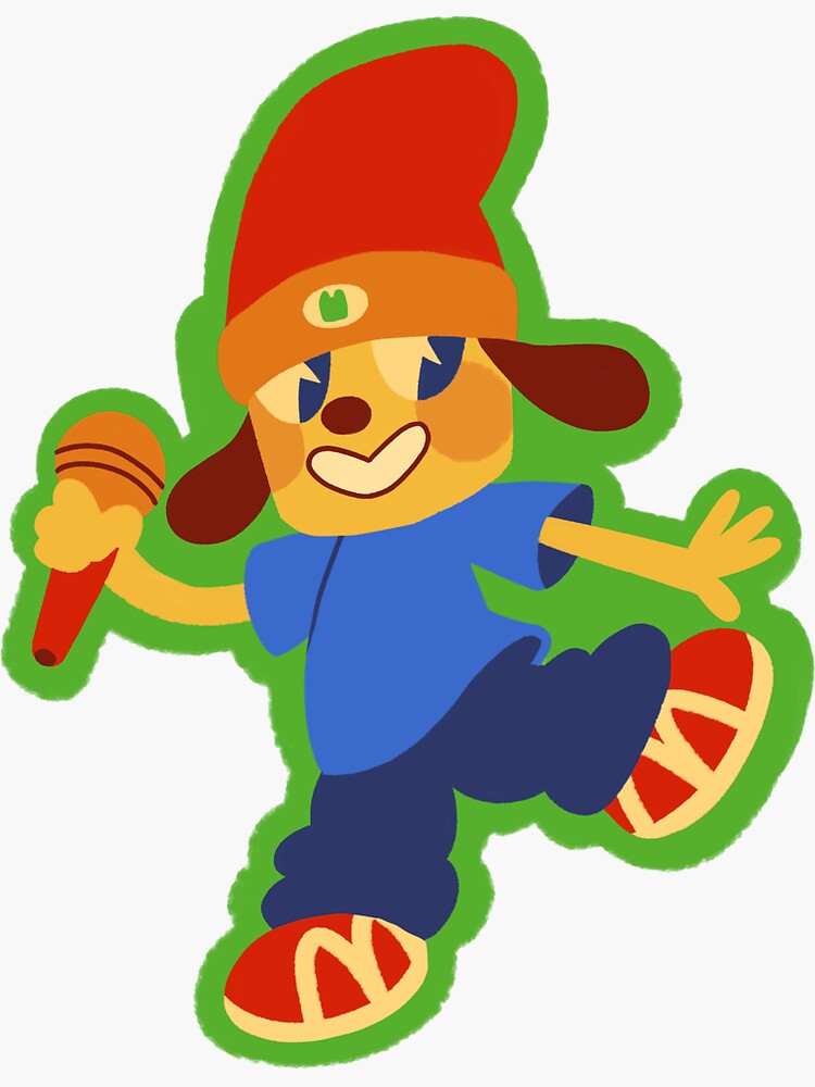 "parappa the rapper" Sticker for Sale by averywisemanart | Redbubble