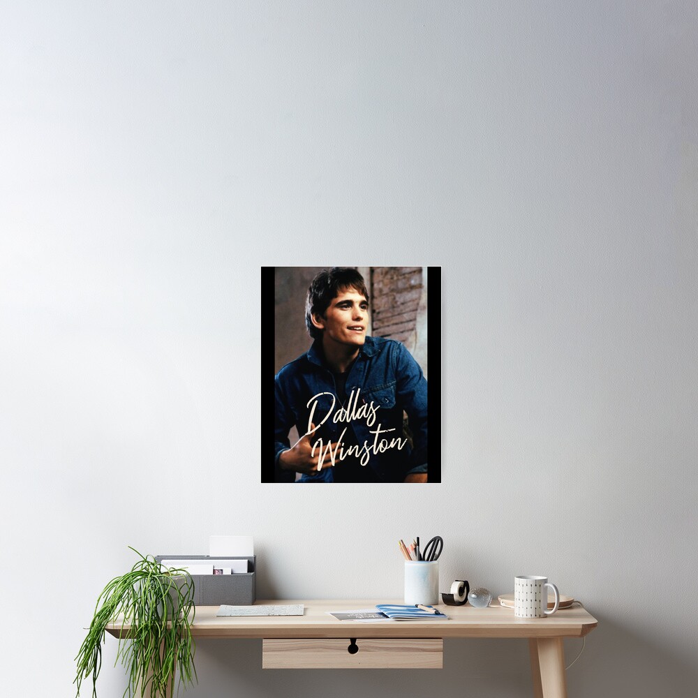 "Dallas Winston The Outsiders 80s movie " Poster for Sale by SarahAt36 ...
