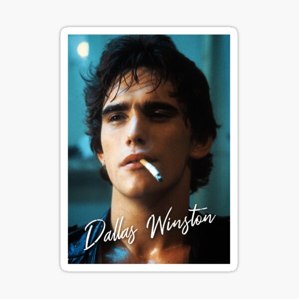 "Dallas Winston The Outsiders 80s movie " Sticker for Sale by SarahAt36 ...
