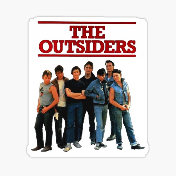 "The Outsiders " Sticker for Sale by SarahAt36 | Redbubble