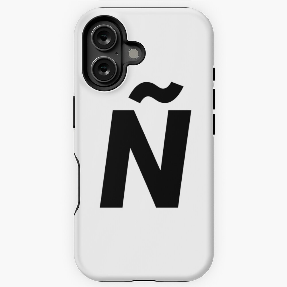 "Letter Ñ Word ññ letra eñe enie" Sticker for Sale by ZooOfArt | Redbubble