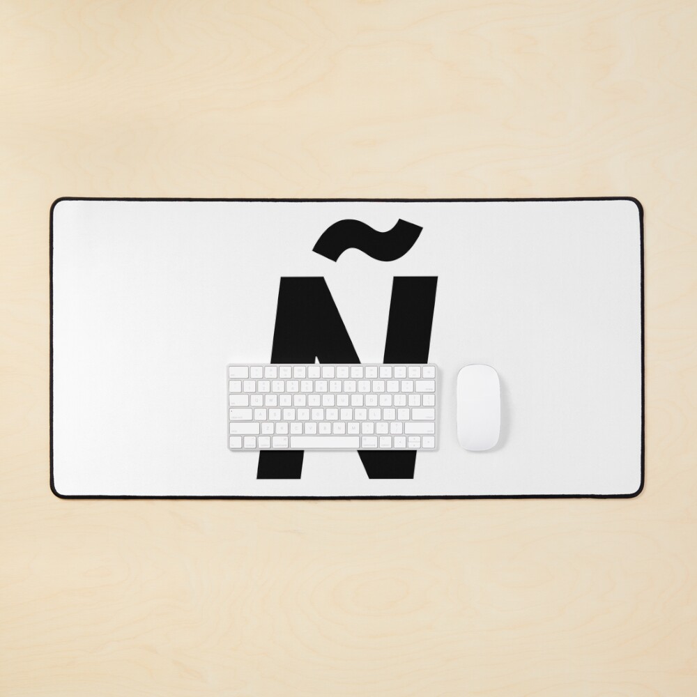 "Letter Ñ Word ññ letra eñe enie" Sticker for Sale by ZooOfArt | Redbubble