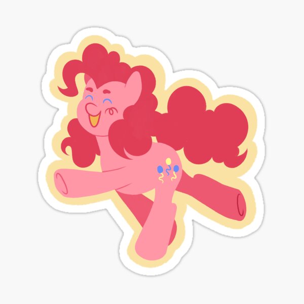 "pinkie pie" Sticker for Sale by averywisemanart | Redbubble