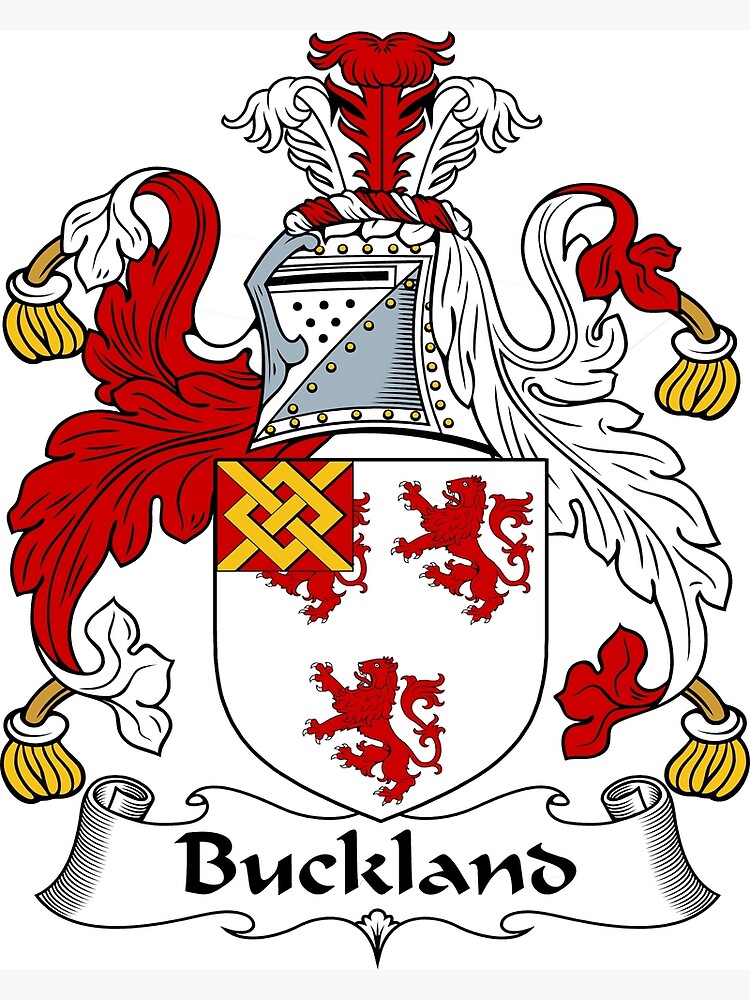 "Buckland " Poster for Sale by HaroldHeraldry | Redbubble