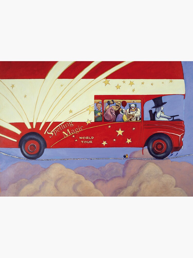 "Spelling Magic Tour Bus" Poster for Sale by dan372002 | Redbubble