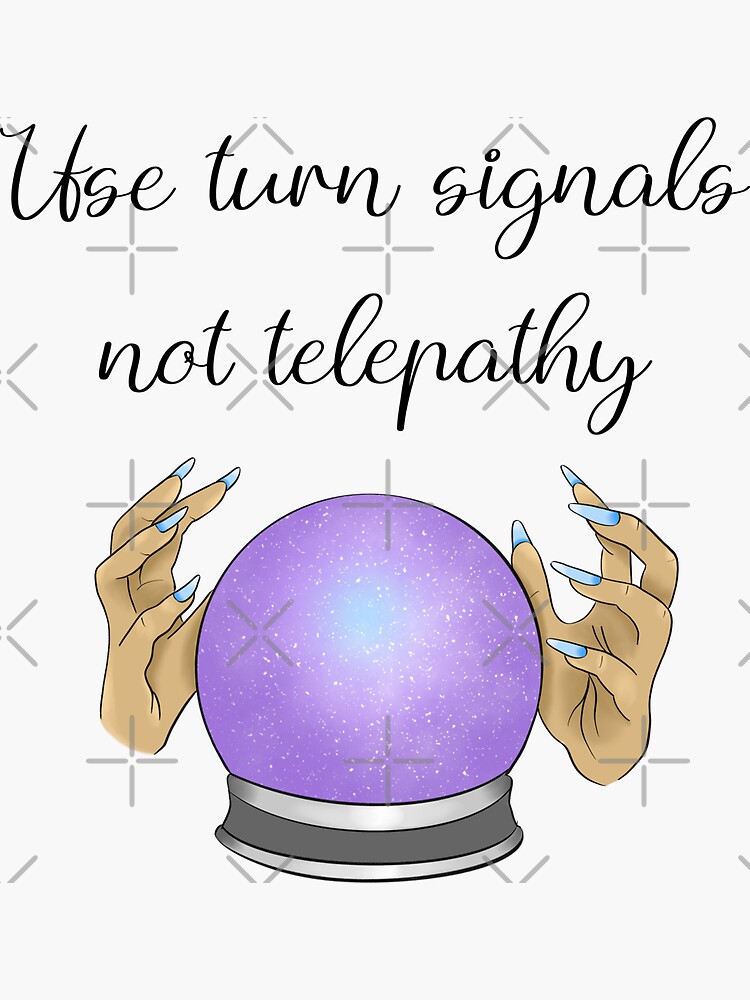 "Telepathy" Sticker for Sale by TheArtAttack23 | Redbubble