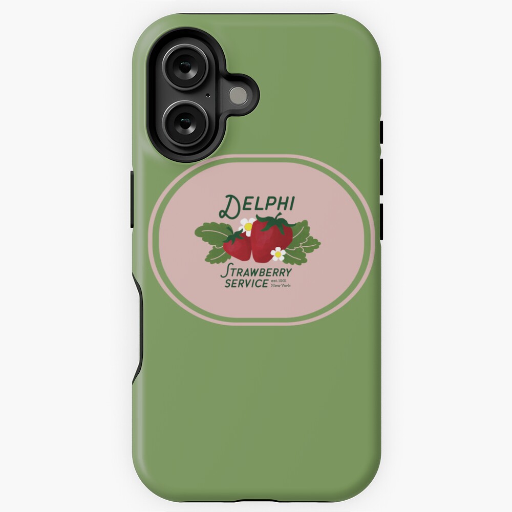 "Delphi Strawberry Service" Sticker for Sale by DrylicDesigns | Redbubble