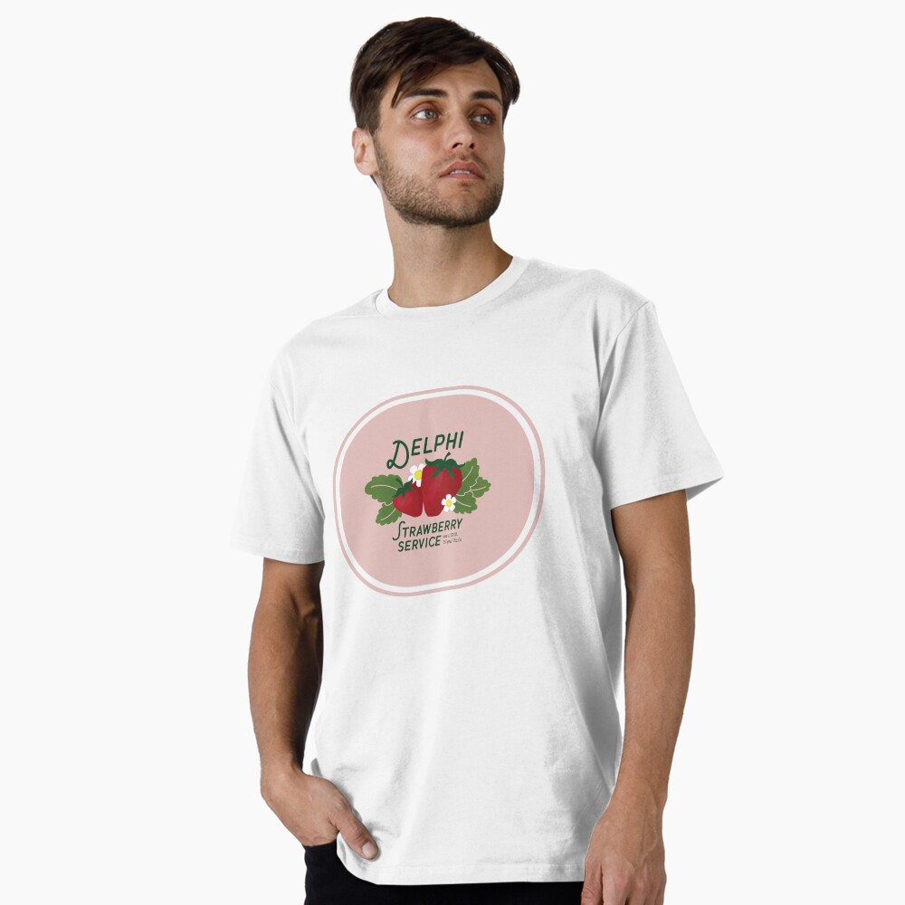 "Delphi Strawberry Service" Sticker for Sale by DrylicDesigns | Redbubble