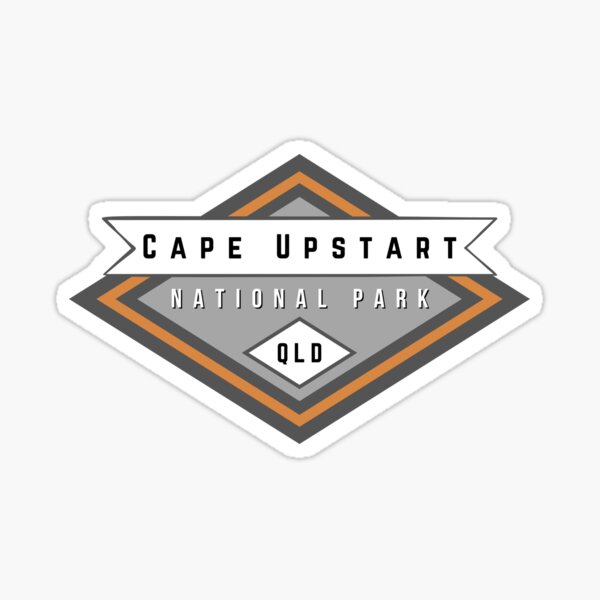 "Cape Upstart National Park Queensland Australia Souvenir" Sticker for ...
