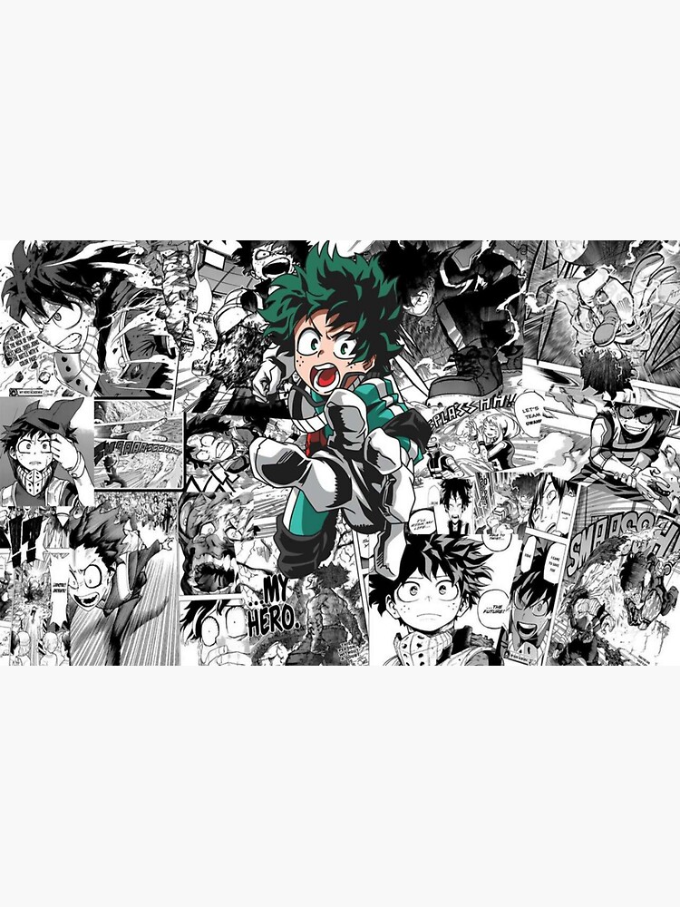 "My Hero Academia Deku Manga Collage " Sticker for Sale by Mrbesst00 ...