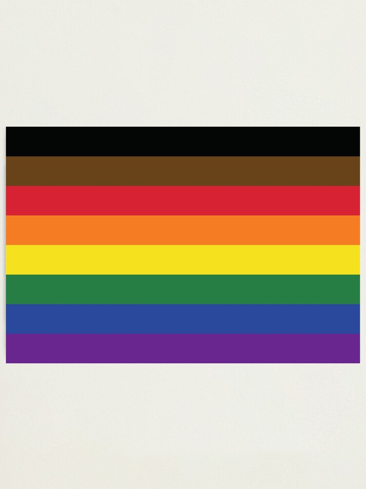 "Philadelphia People Of Color Inclusive Rainbow - Pride Flag ...