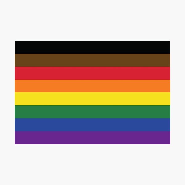 "Philadelphia People Of Color Inclusive Rainbow - Pride Flag ...