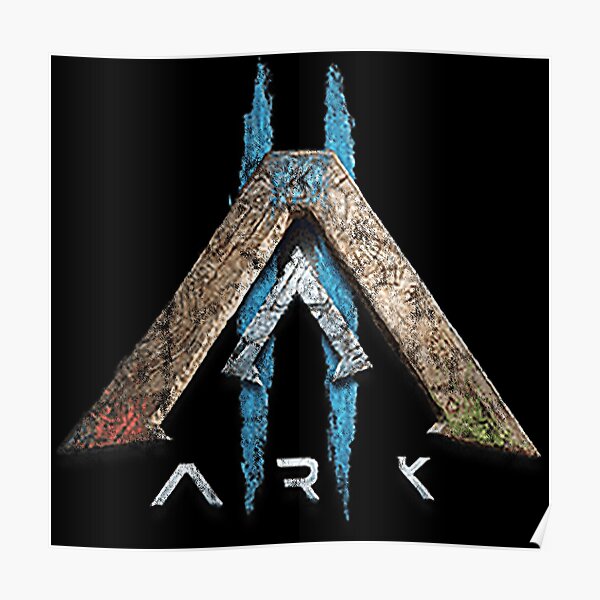 "ARK 2 Distressed Logo" Poster for Sale by BrotherOfPerl | Redbubble