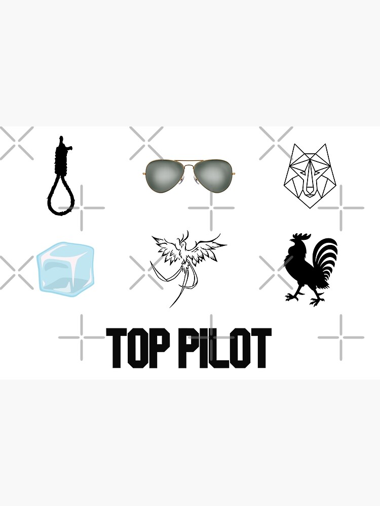 "top pilot call signs icons" Poster for Sale by LannisterOnMars | Redbubble