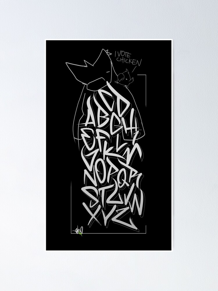 "Simple ABC. Graffiti alphabet by dino. Street art related urban ...