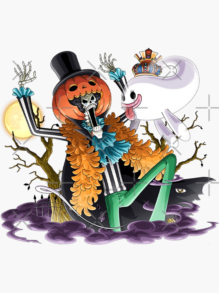 "One Piece Brook, One Piece" Sticker for Sale by MARANIME | Redbubble