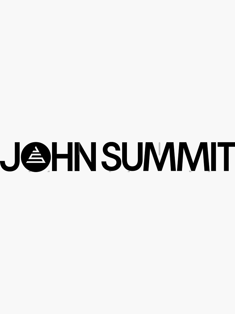 "John Summit Merch John Summit Logo" Sticker for Sale by ZaidiShopy ...