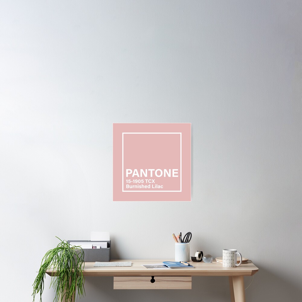 "pantone 14-1905 TCX Lotus" Poster for Sale by princessmi-com | Redbubble