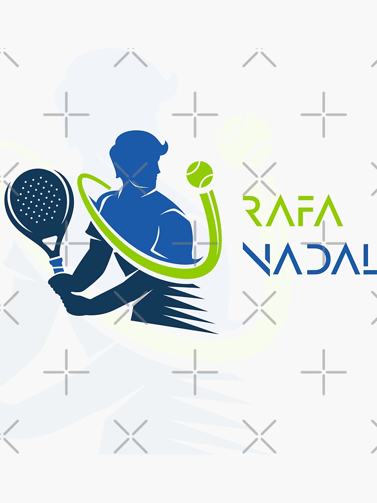 "rafa nadal" Sticker for Sale by zakariametloub | Redbubble