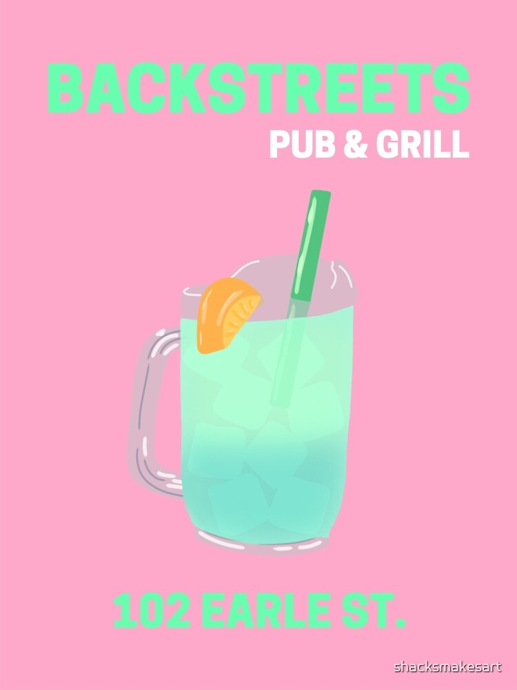 "Backstreets Litcher Pink and Green Print" Poster for Sale by ...