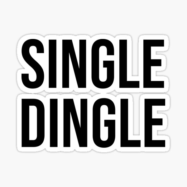 "Single Dingle Thebausffs" Sticker by larsmeijer11 | Redbubble