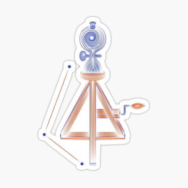 "Antlia Pneumatica" Sticker for Sale by JAMerArc | Redbubble