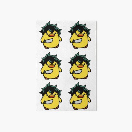"Deku Duck with Knife" Art Board Print for Sale by Aizyshop | Redbubble