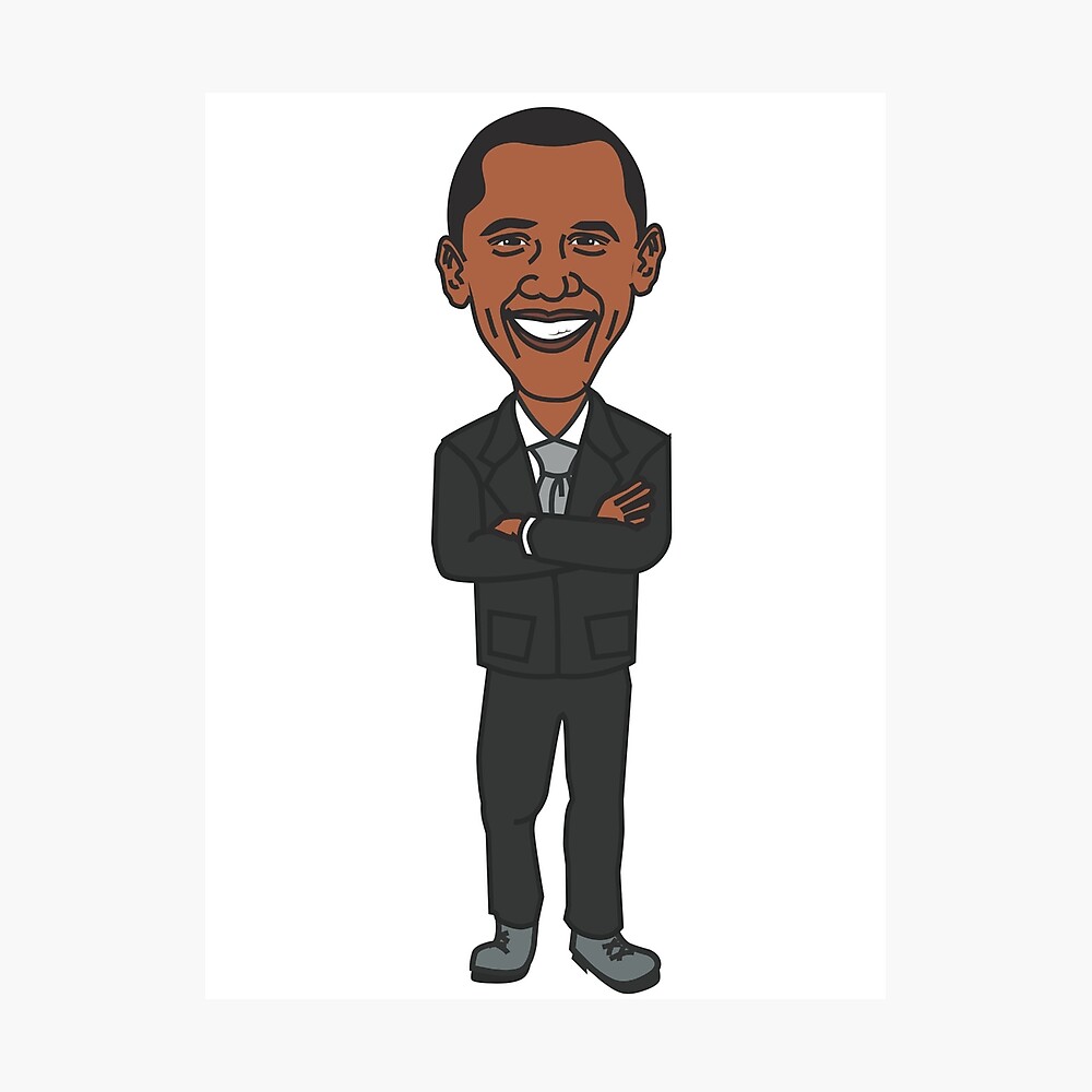 Barack Obama Drawing Cartoon